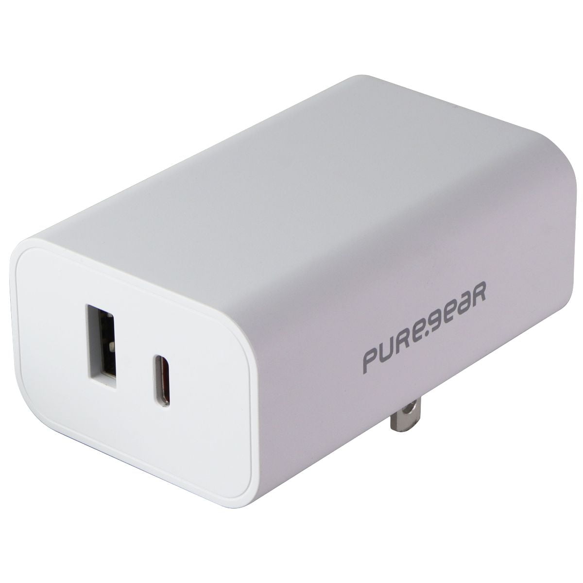 Pre-Owned PureGear LightSpeed (42W) USB-C and USB-A Wall Charger - White (63978PG) - Walmart.com