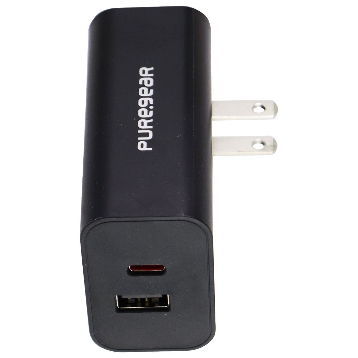 PureGear LightSpeed Dual USB-C and USB-A Universal Wall Charger - Black ...