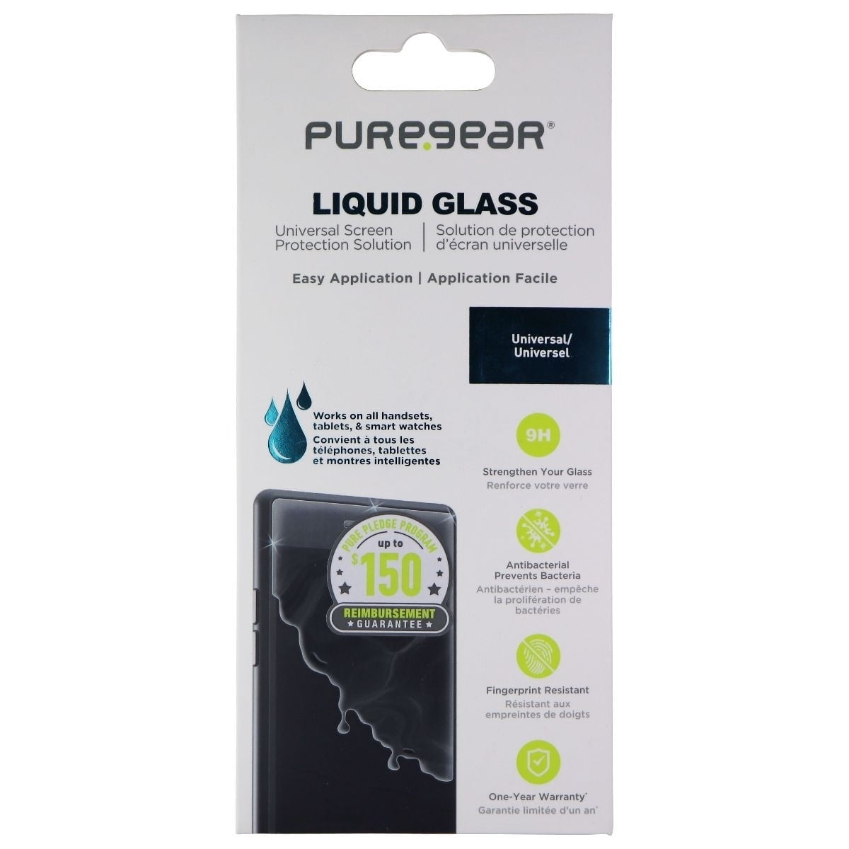 PureGear Liquid Glass Universal Screen Protection for Smartphones and ...