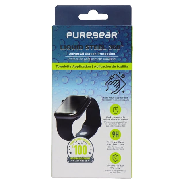 PureGear Liquid Steel 360 Universal Screen Protection for Wearable ...