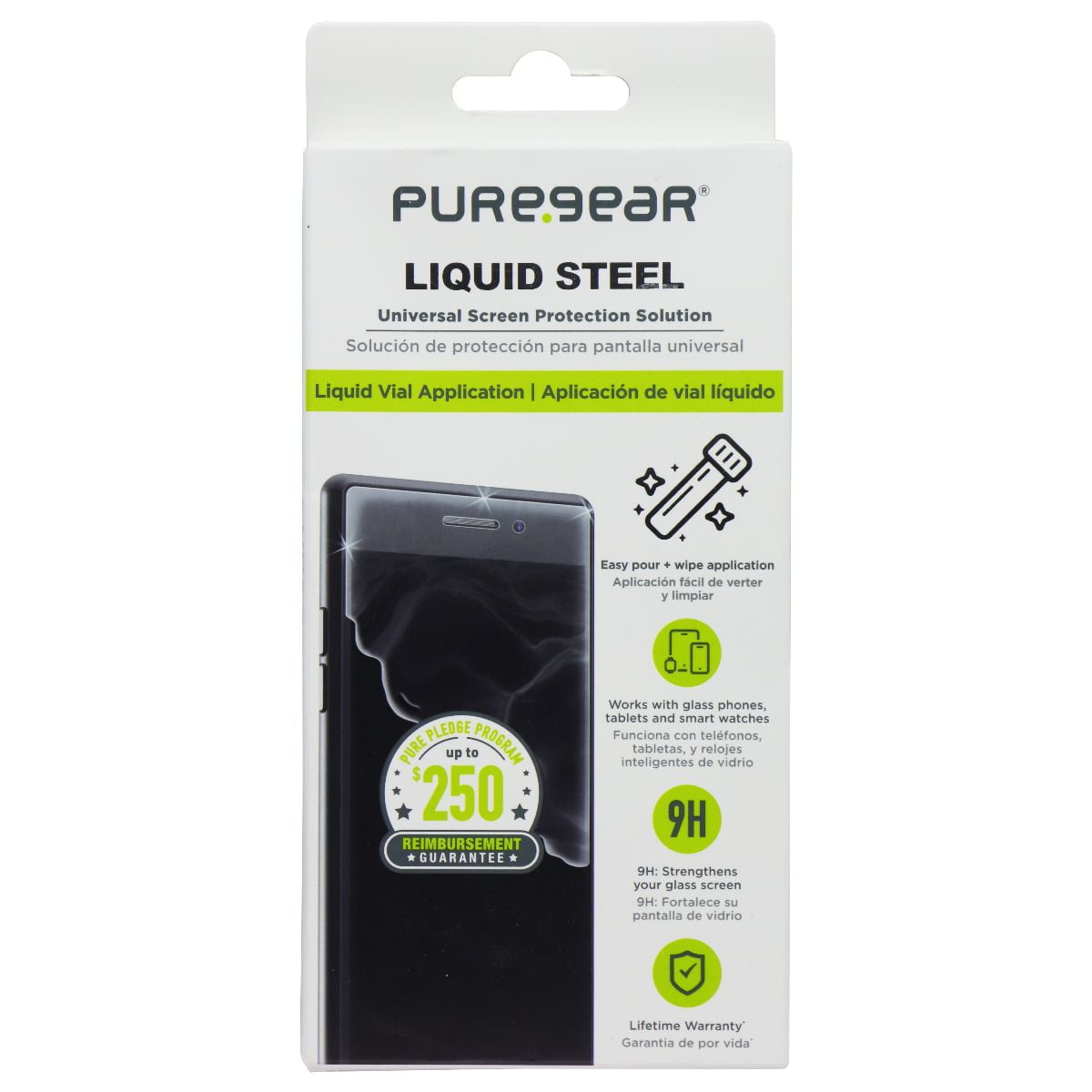 PureGear Liquid Steel Universal Liquid Glass Screen Protection for ...