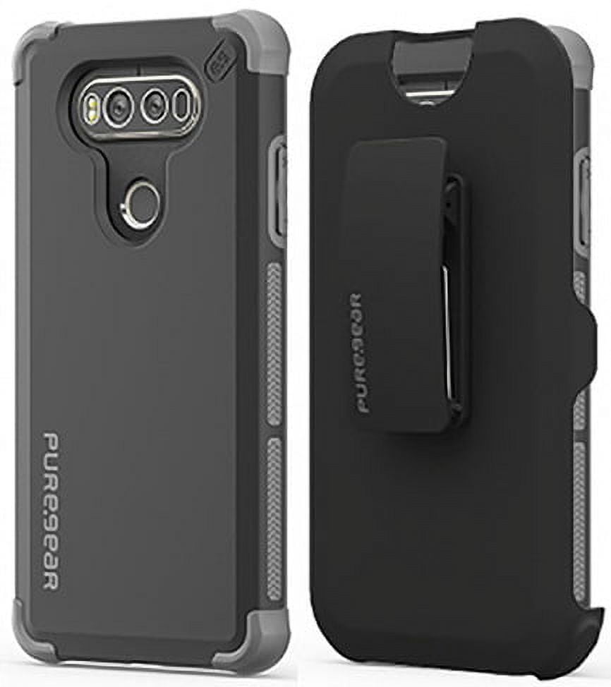 PureGear (Matte Black) Dualtek Extreme Rugged Case Cover + Belt Clip ...