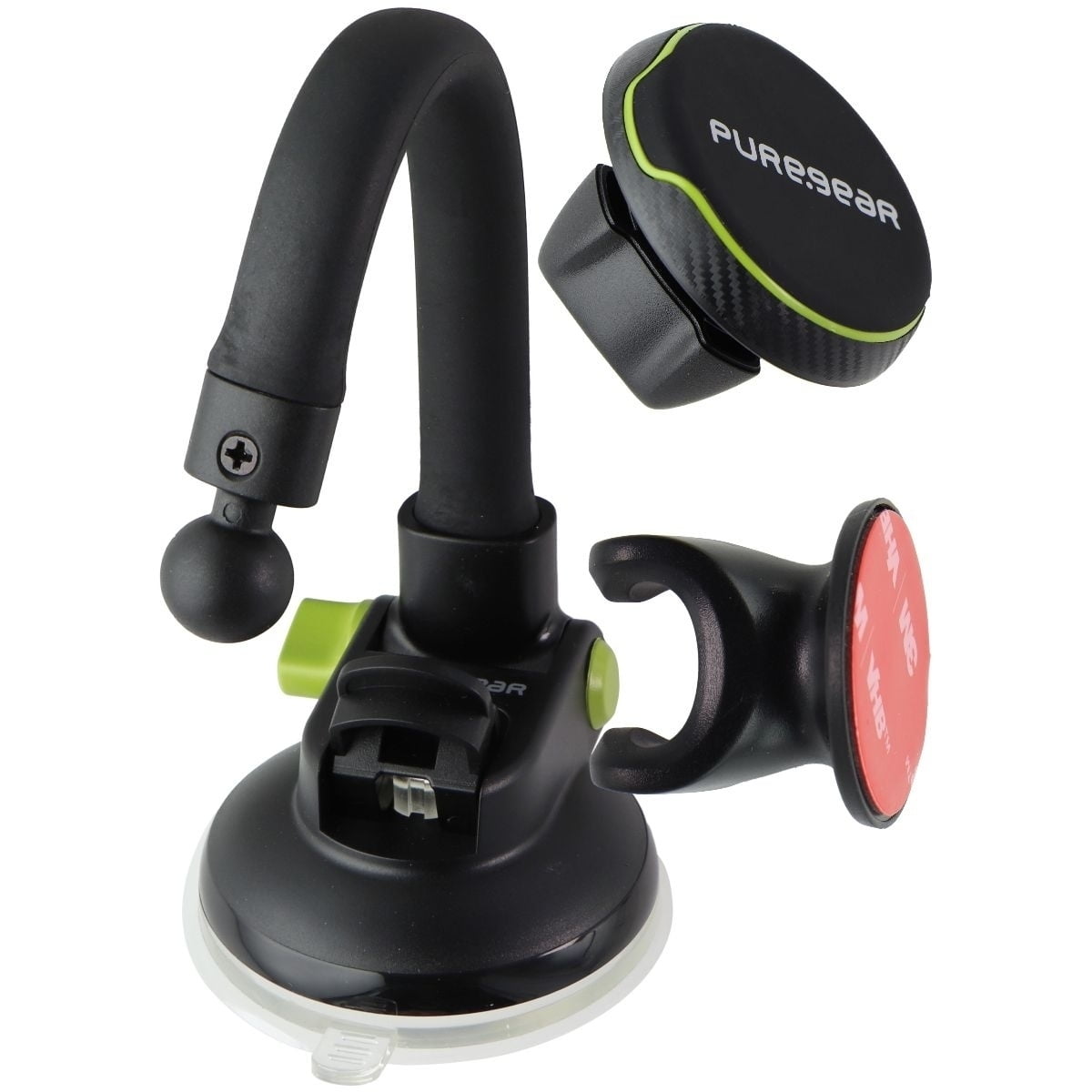 PureGear Universal Cradle Suction Cup Dash Mount for Cars and Vehicles ...