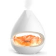 PureGlow Crystal - 2-in-1 Himalayan Salt Lamp & Ultrasonic Essential ...