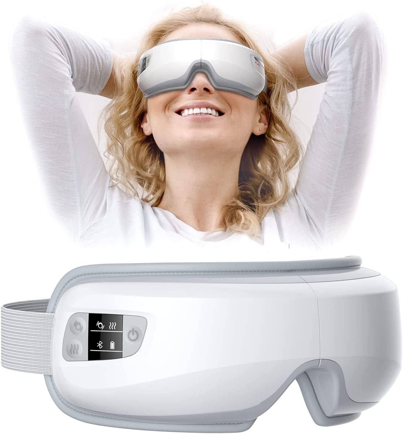 PureHeal Heated Eye Massager with Air Compression for Eye Relax Care ...