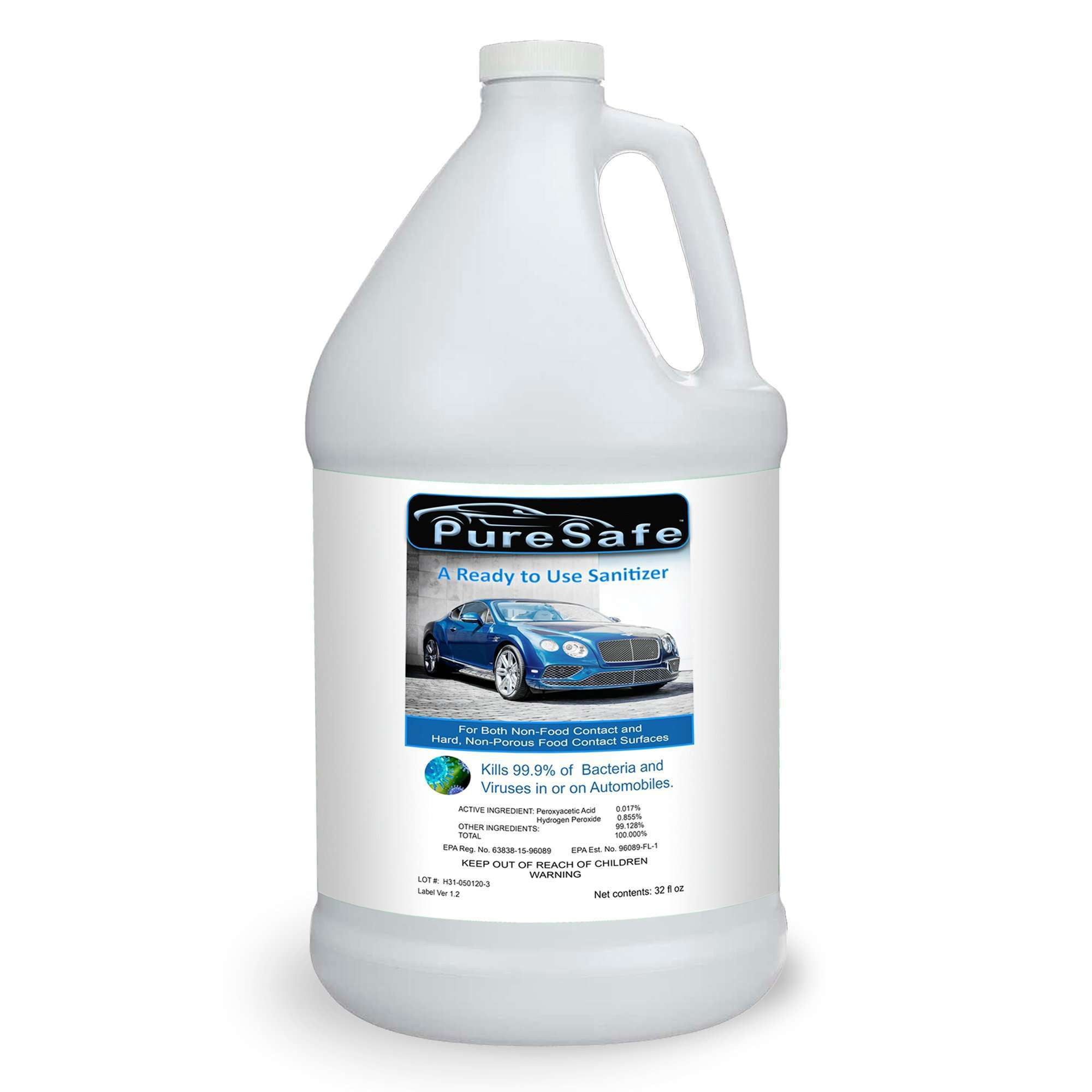 PureSafe Auto Disinfectant & Deodorize-1-gallon - Walmart.com
