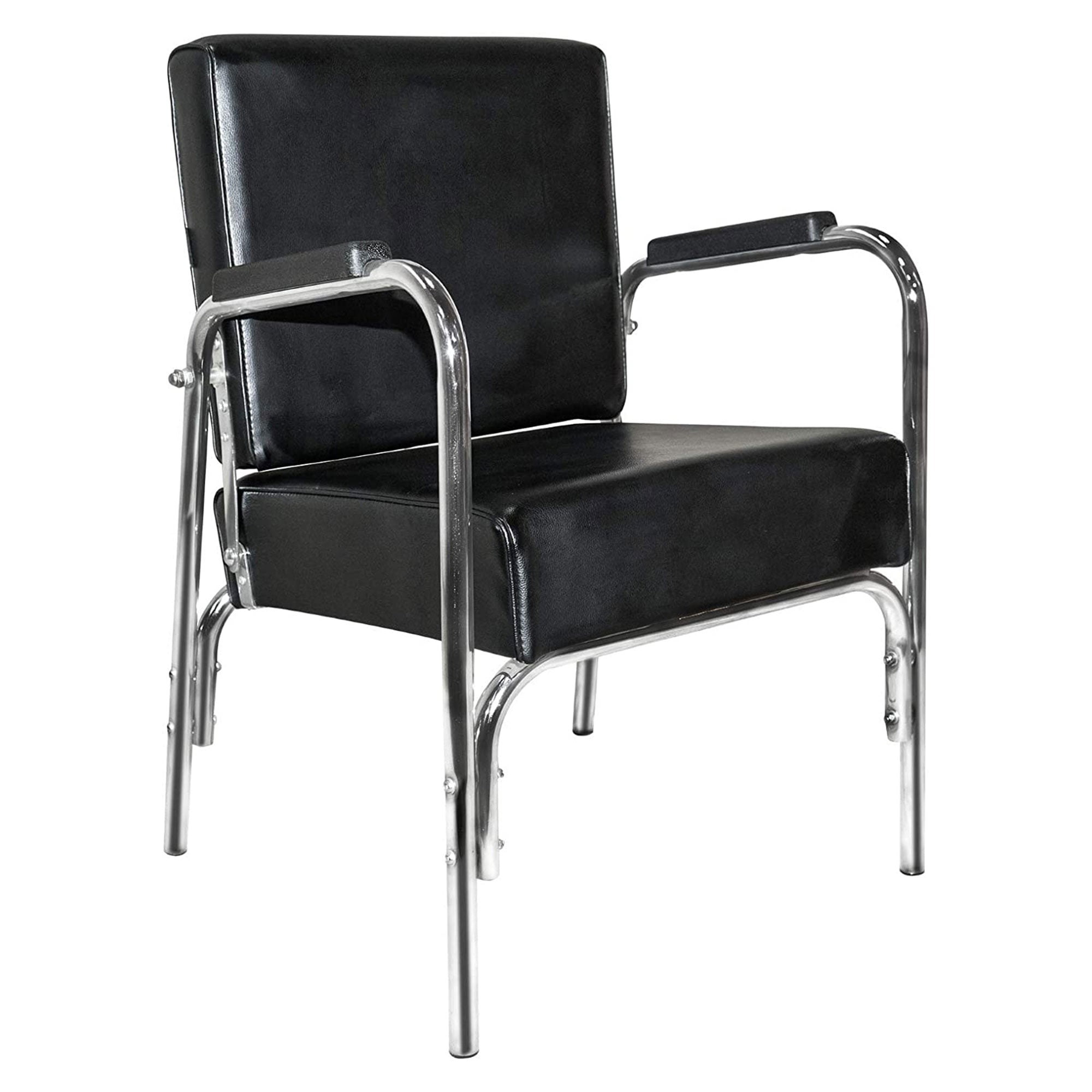 PureSana Chromium Ella Professional Auto Reclining Shampoo Chair, Black ...