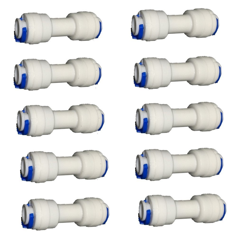 PureSec Plastic Quick Fitting Push Fit FtraightConnector for Tubing OD ...