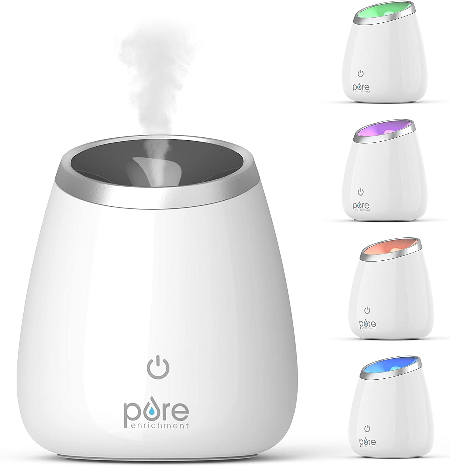 PureSpa Deluxe Ultrasonic Aromatherapy Oil - 120ml Water Tank, Mood ...