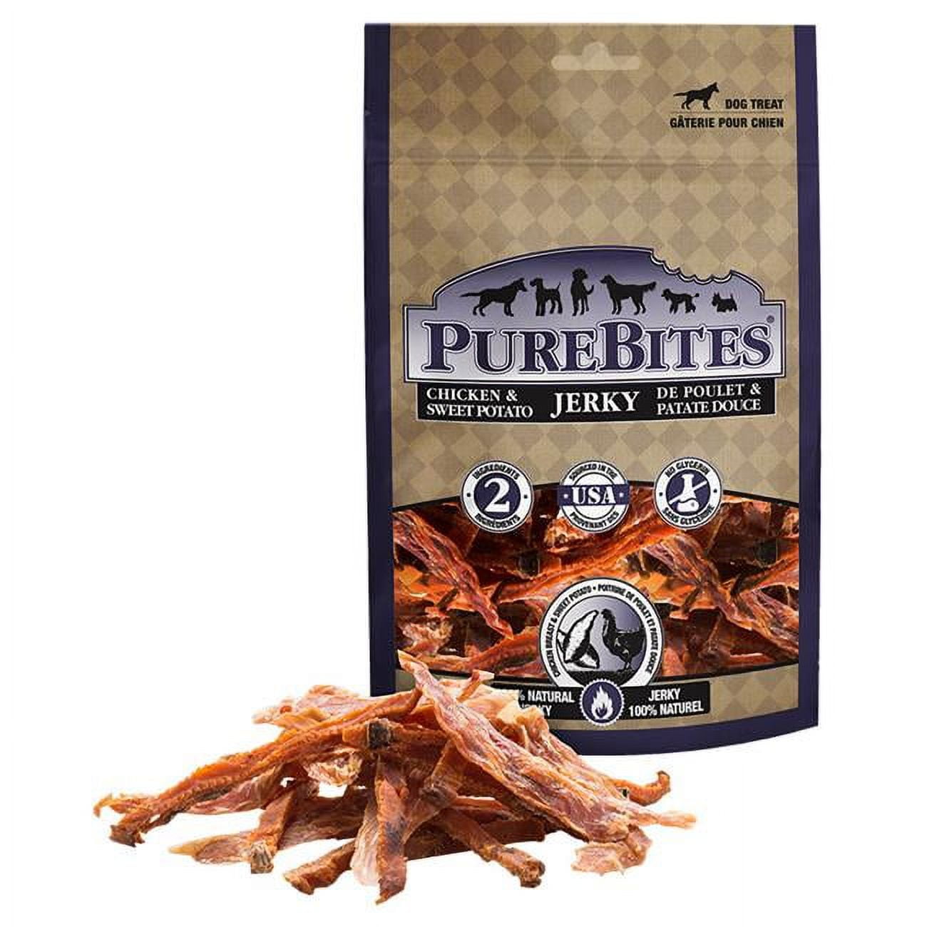 Purebites Chicken Jerky And Sweet Potato Mid - 180 G. - Walmart.com