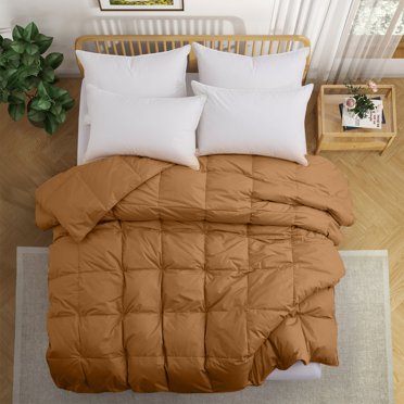 Jay 2 Piece Twin Comforter Set, Copper Polyester Velvet Deluxe Texture ...