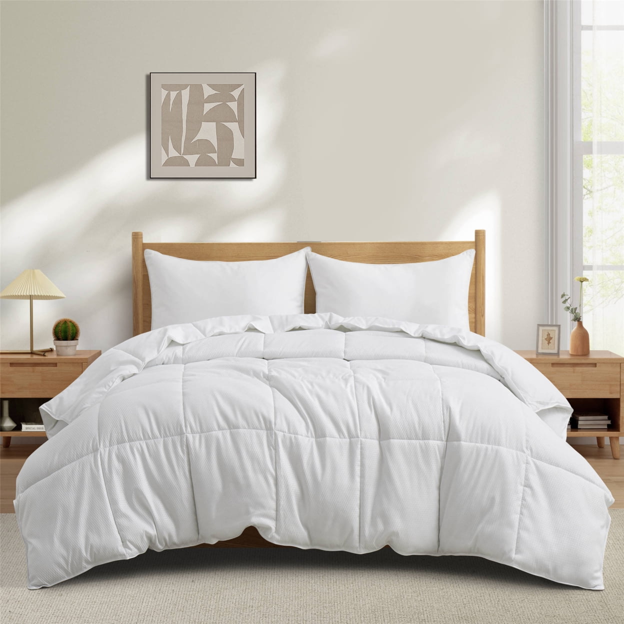 Free Shipping! Puredowndown Alternative Adult Comforter, All Seasons ...
