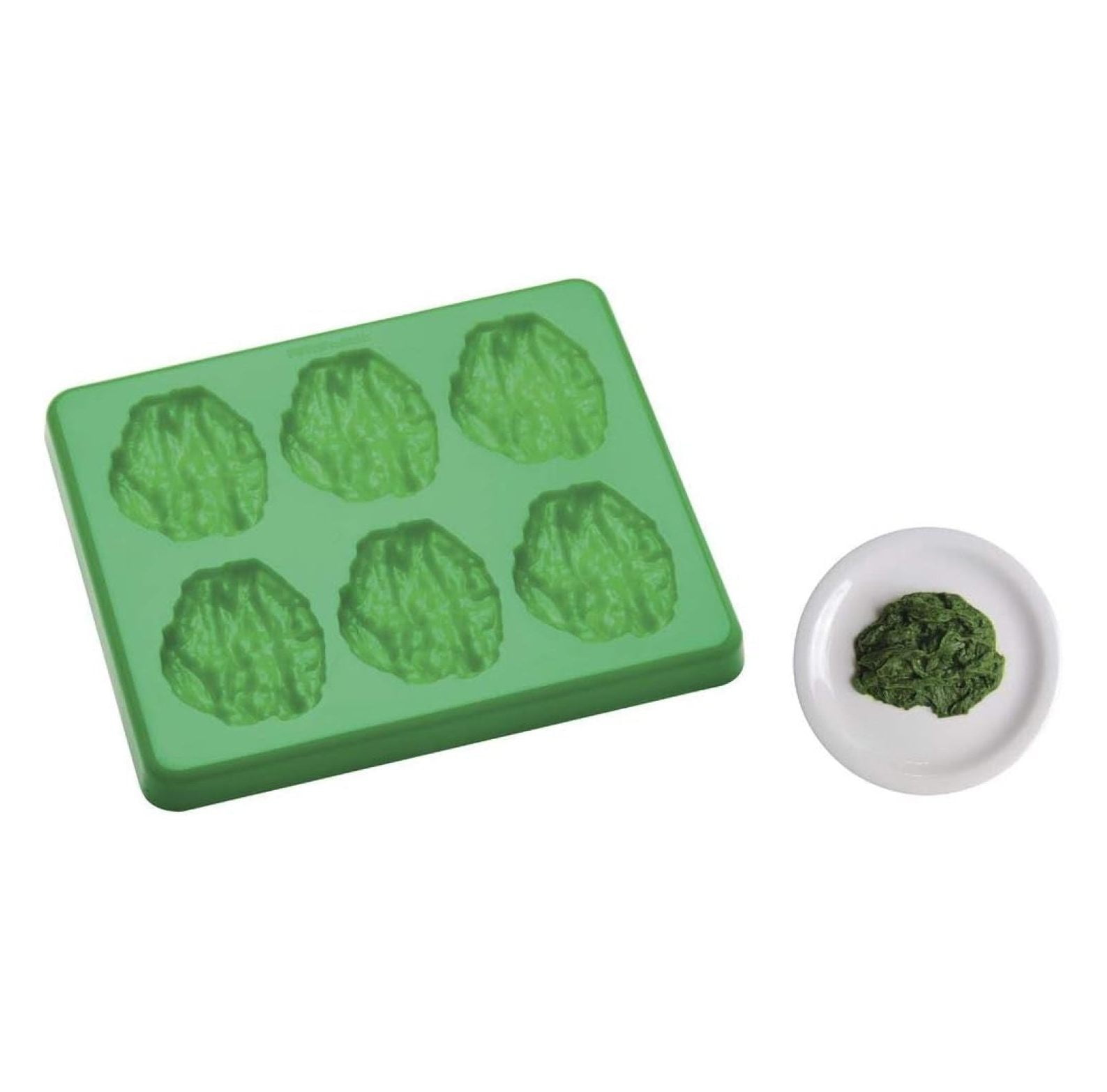Puree Fold Molds Silicone Rubber Spinach/Cabbage/Scrambled Egg - 11 1/4 ...