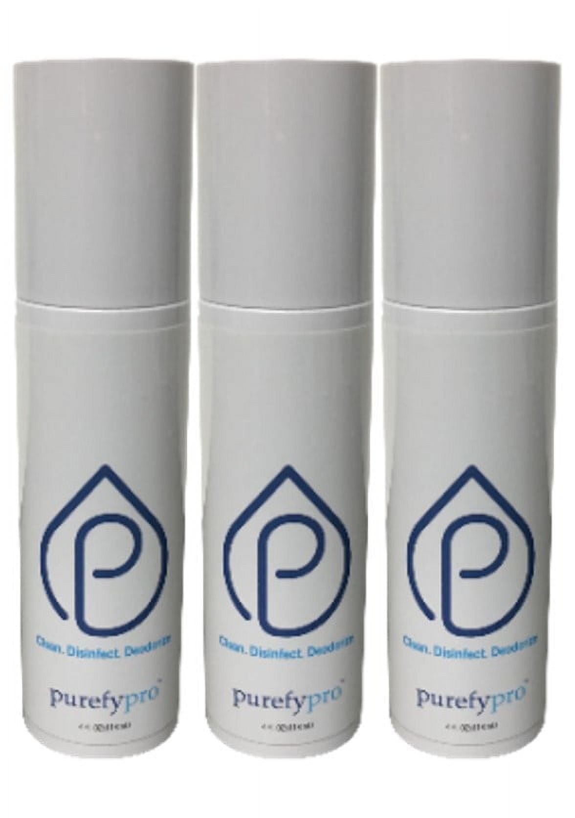 Purefypro Disinfectant Travel Spray (4oz, 3 Pack) Eliminate 99.9999% ...