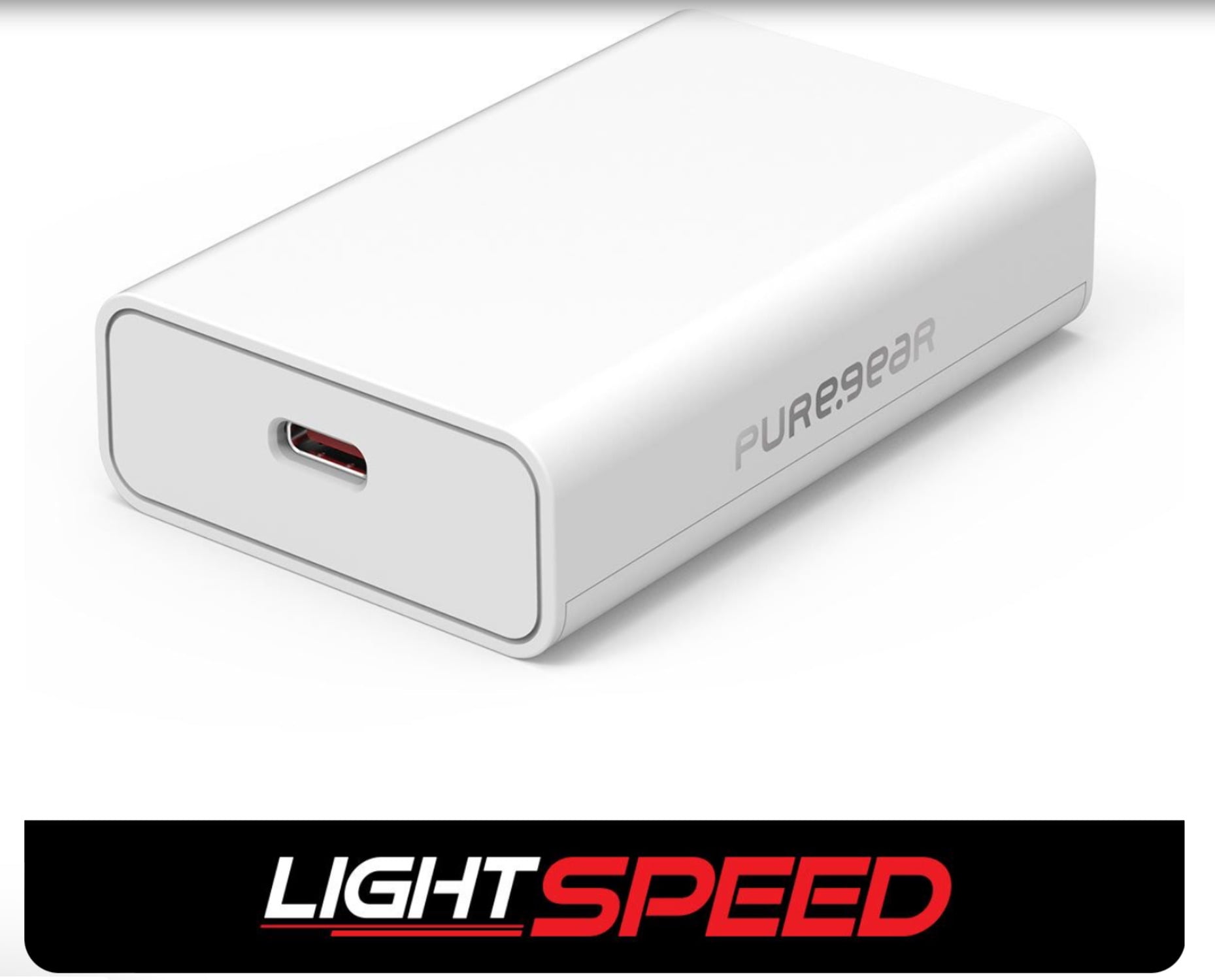 Puregear Lightspeed 45w Single Usb-C Pd Wall Charger White - Walmart.com