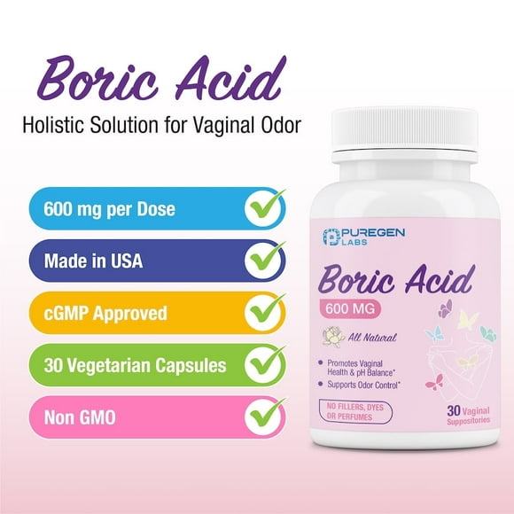 Boric Acid Suppositories in Feminine Care - Walmart.com
