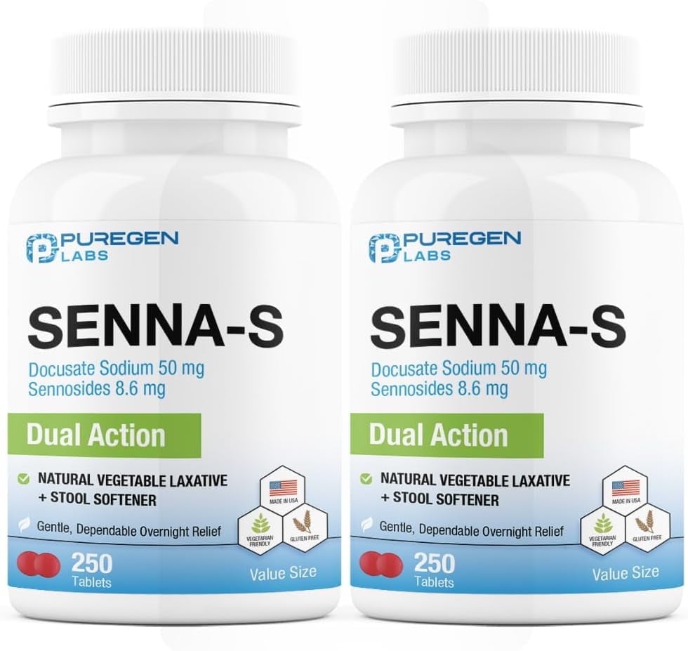 Customer reviews for Puregen Labs Senna-S Natural Vegetable Laxative ...