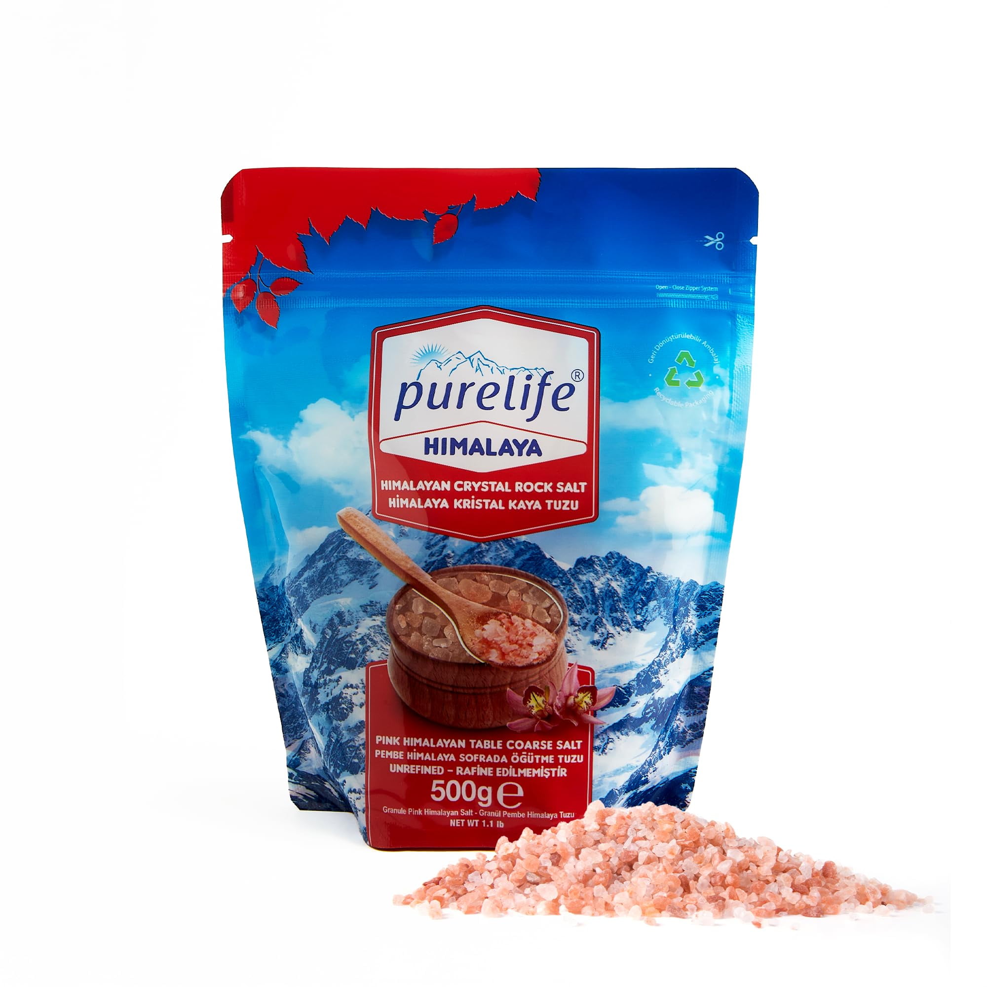 Purelife Coarse Himalayan Pink MFF30 Salt - Organic Salt Himalayan ...