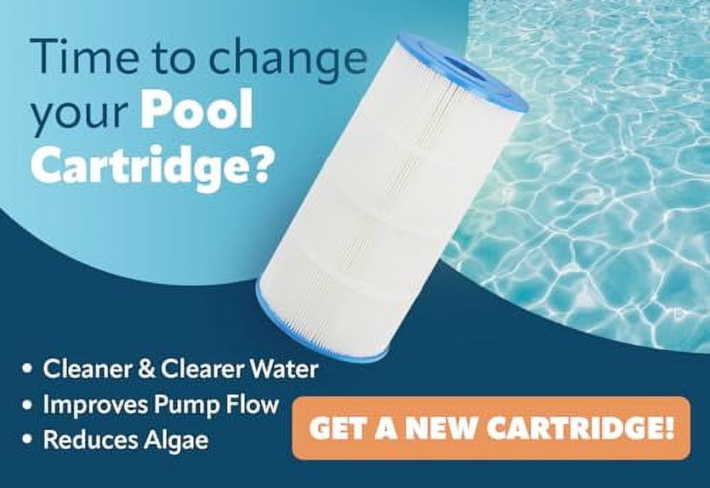 Pureline Pool Replacement Cartridge Filter, 250 Sq Ft, PL0128 ...