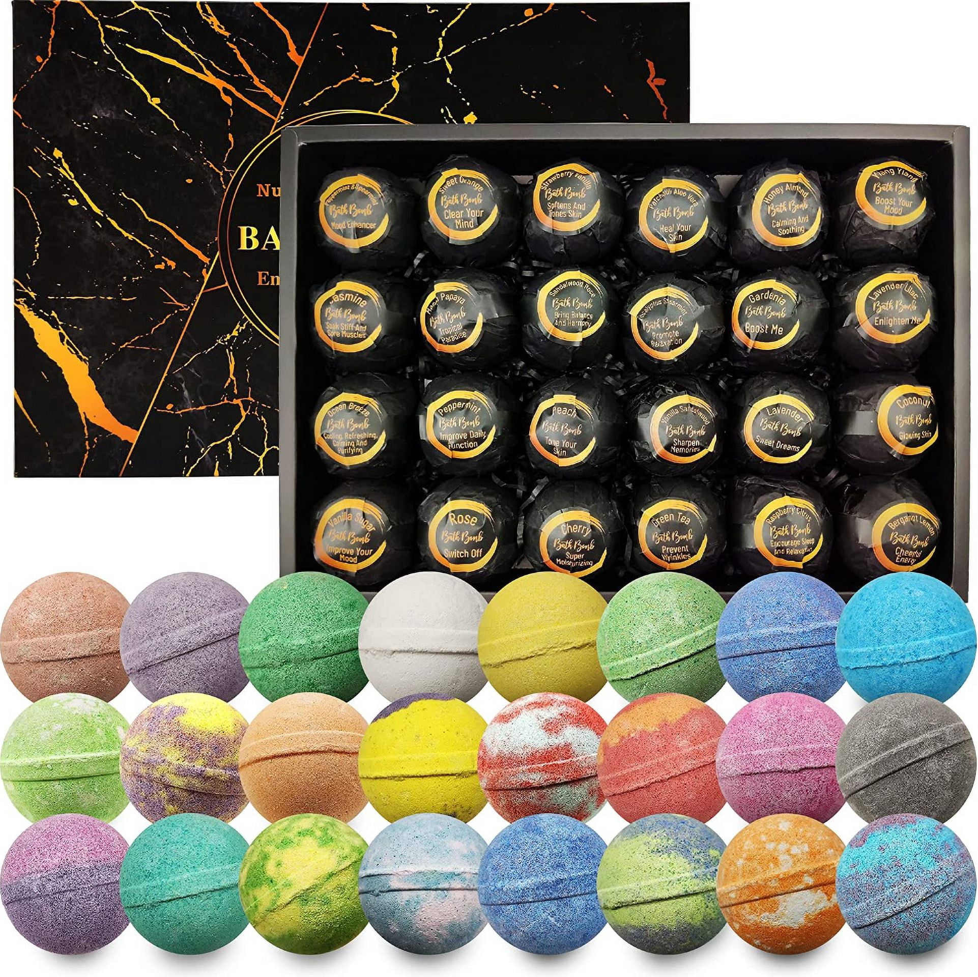 Purelis Nurture Me Natural Bath Bombs Gift Set - Walmart.com