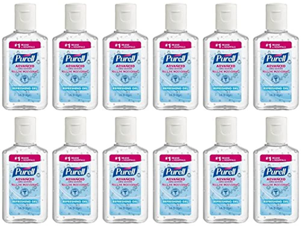Travel Size Purell Advanced Hand Sanitizer Refreshing Gel, 1 Fl Oz ...