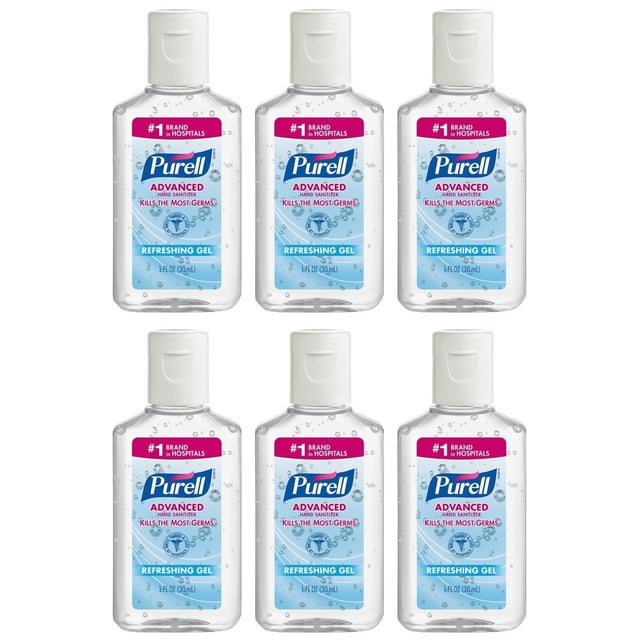 Purell Advanced Hand Sanitizer Refreshing Gel, Travel Size Bottle, 1 Fl ...