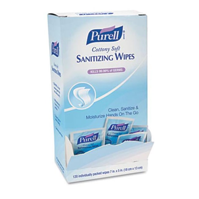 Purell Cottony Soft Individually Wrapped Hand Sanitizing Wipes- 5'' x 7 ...