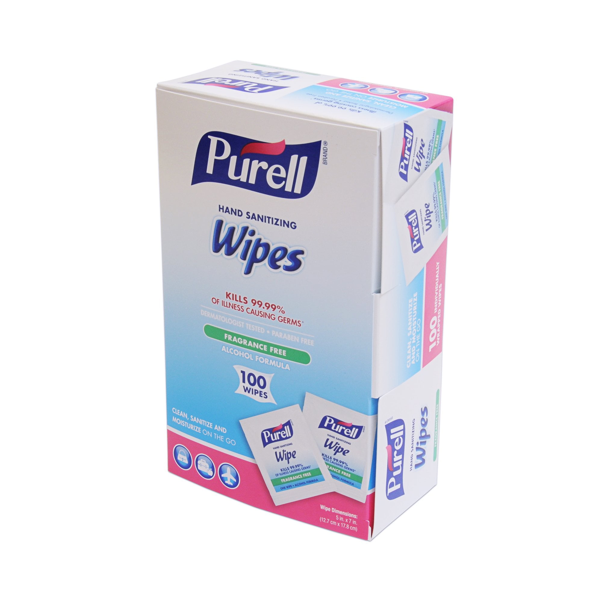 Purell Ethyl Alcohol Alcohol Hand Sanitizing Wipe Individual Packet 100