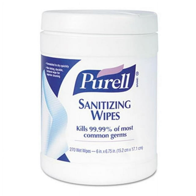 Purell Sanitizing Hand Wipes - White - 270 Wipes per Canister - Walmart.com