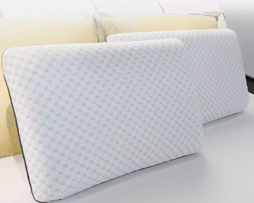 Purelux Gel Memory Foam Adjust Comfort Cooling Pillows 2-Pack, White ...