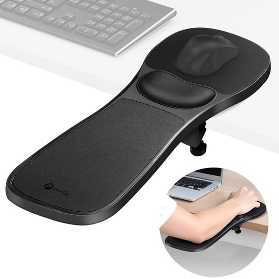 Purely 5920 Ergonomic Arm Rest Mouse Pad for Desk & Chair, 180 ...
