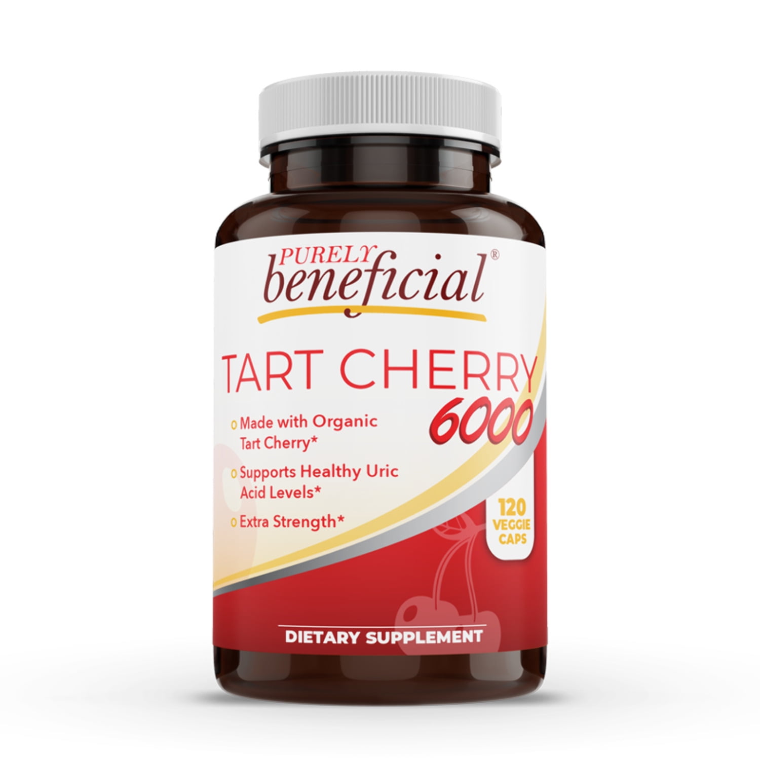 Tart Cherry Capsules, 6000mg Montmorency Cherry, Extra Strength, Raw ...