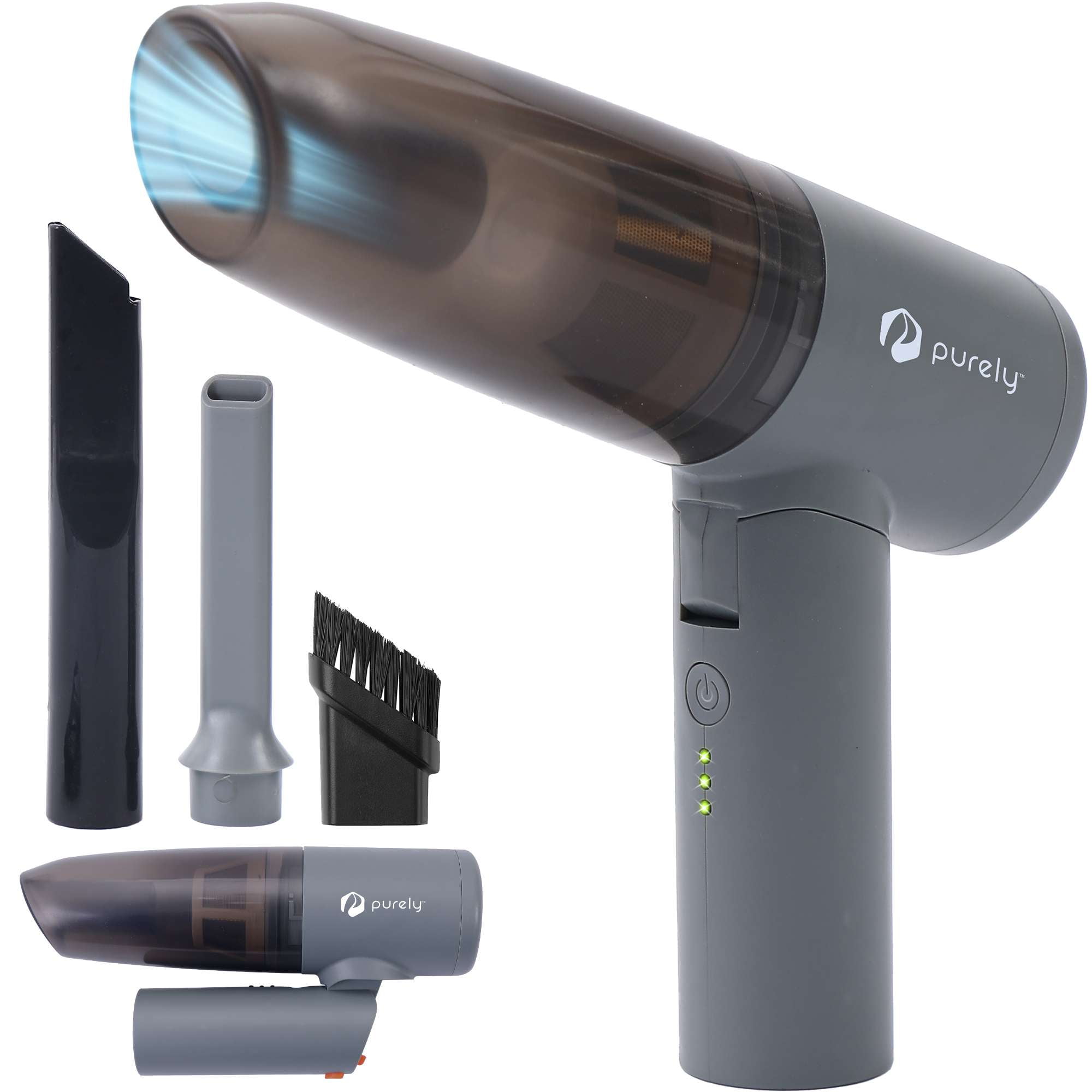 Purely C215 Mini Wireless Vacuum Cleaner, Handheld Vacuum Cordless ...