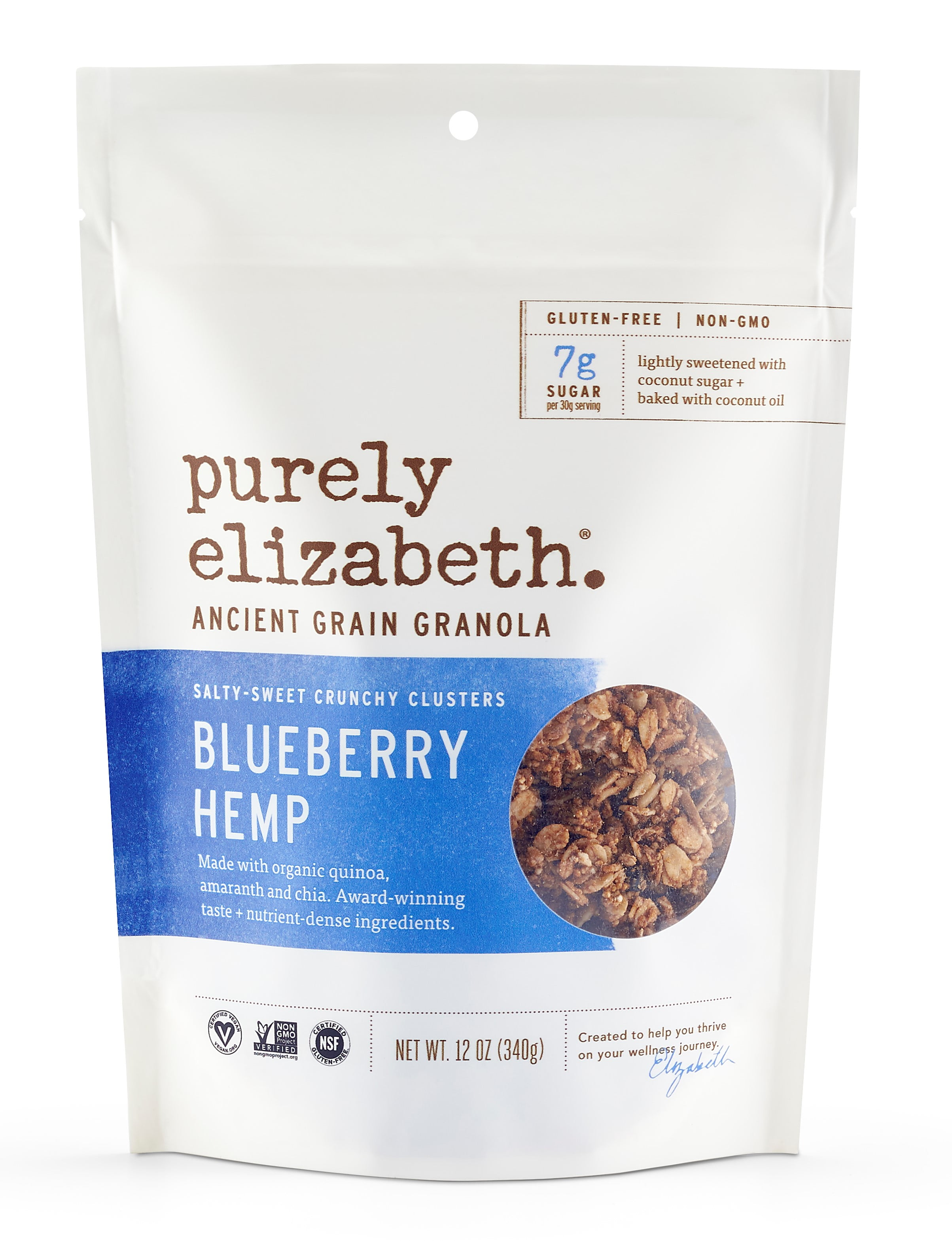 Purely Elizabeth Organic Ancient Grain Granola with Coconut Sugar, 12 ...