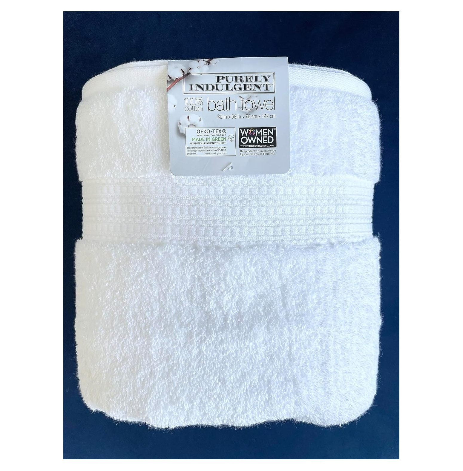 Purely Indulgent 100% Bath towel made by Women Owned - Walmart.com