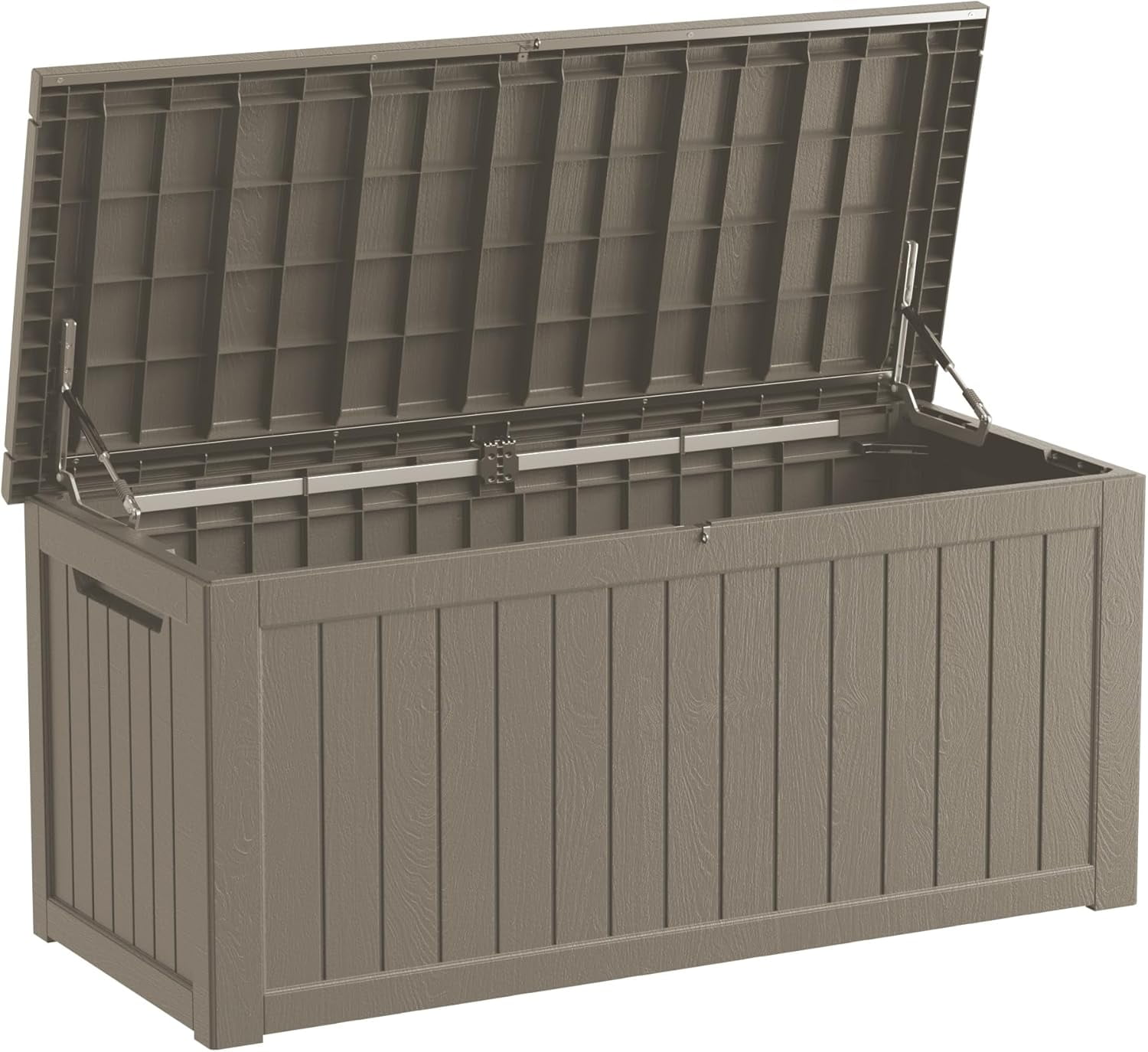 PurelyGoods 230GAL Deck Box, Outdoor Storage Boxes Lockable Lid for ...
