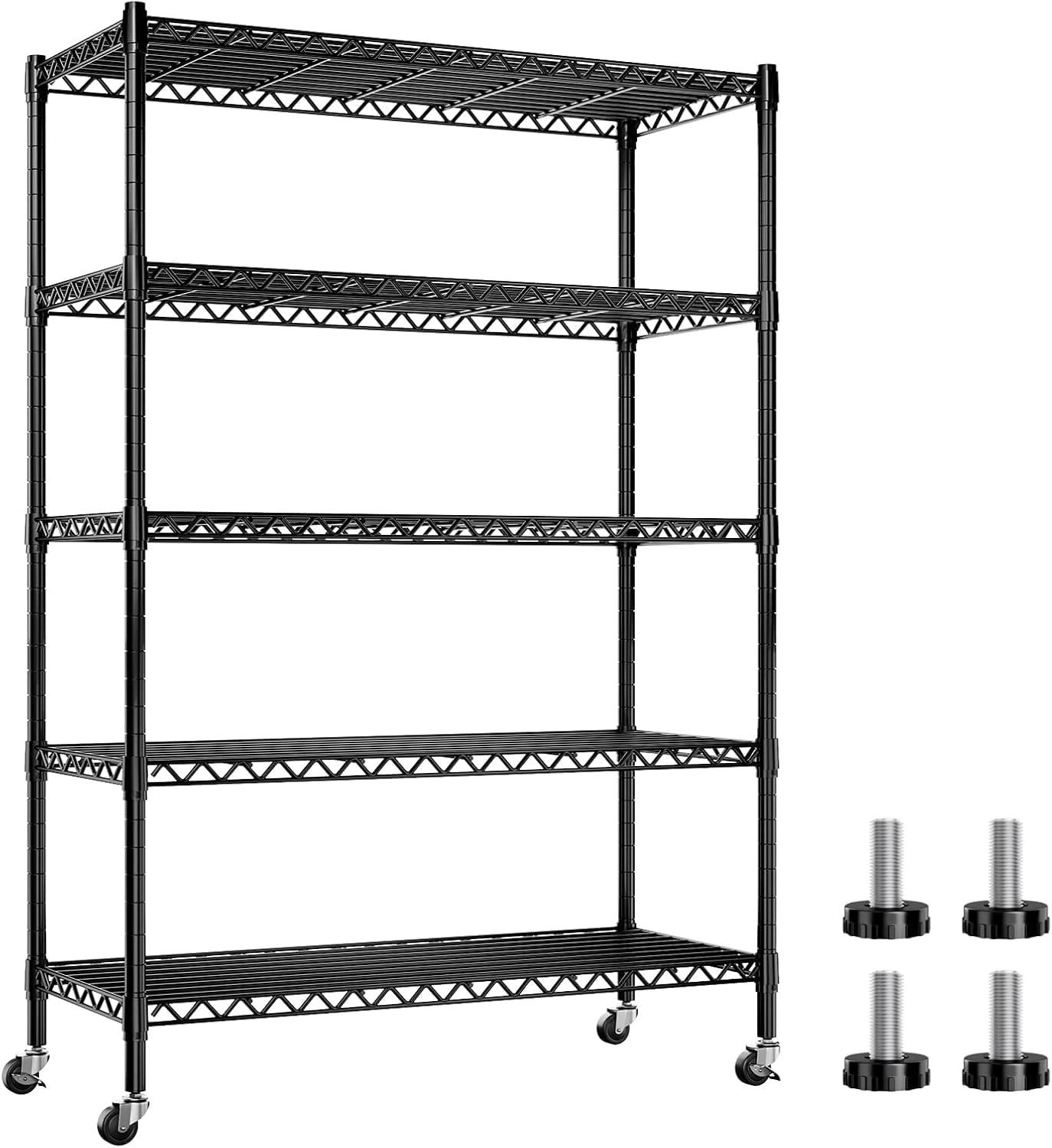 PurelyGoods 73''H Storage Shelves 1780LBS Wire Shelving Unit with ...