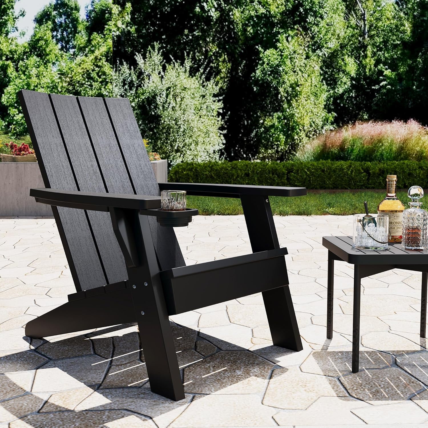 PurelyGoods Adirondack Chair Outdoor,Weather Resistant Adirondack Law ...