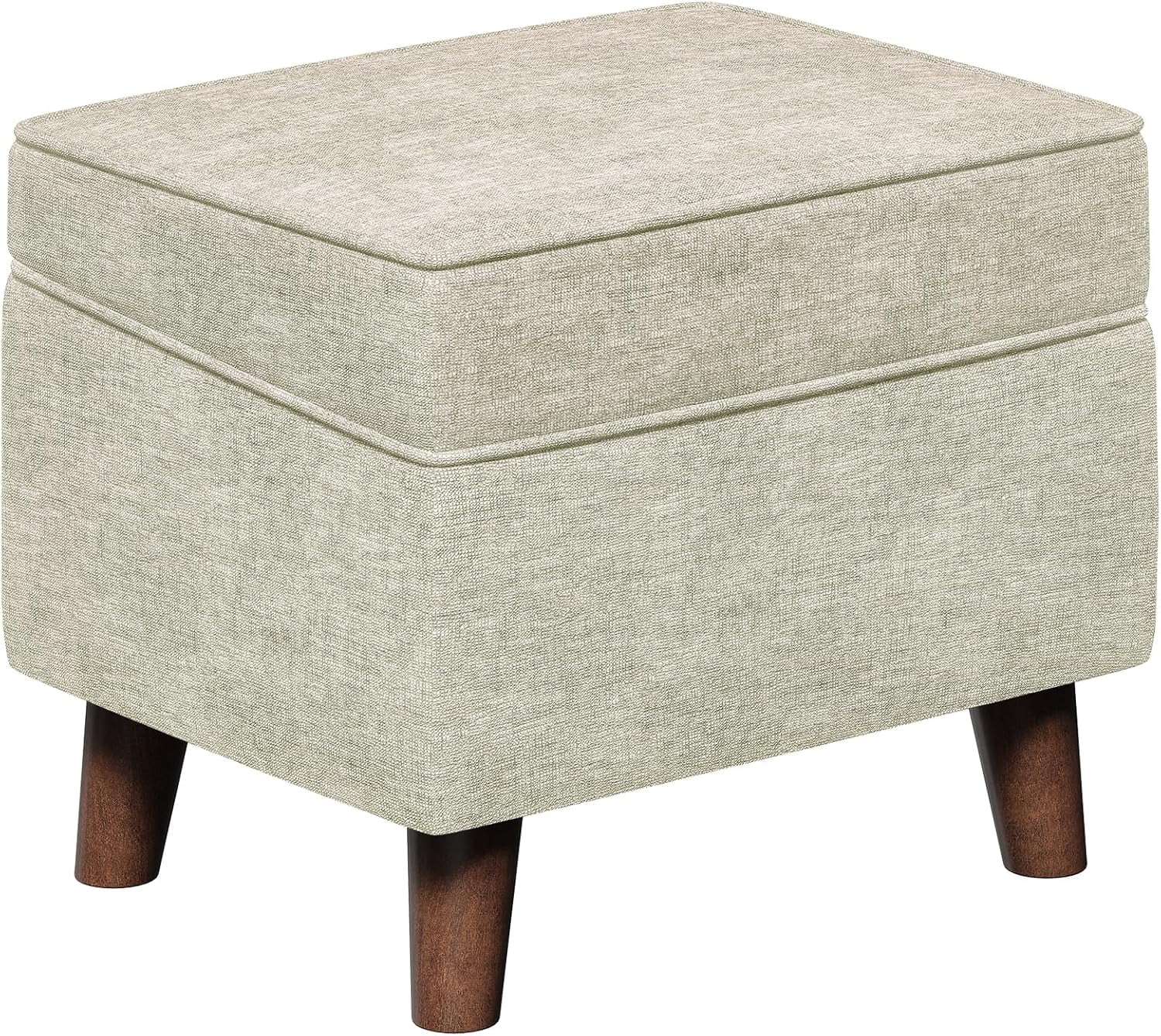 PurelyGoods Foot Rest with Adjustable Cover, 18" Storage Ottoman Dorm ...