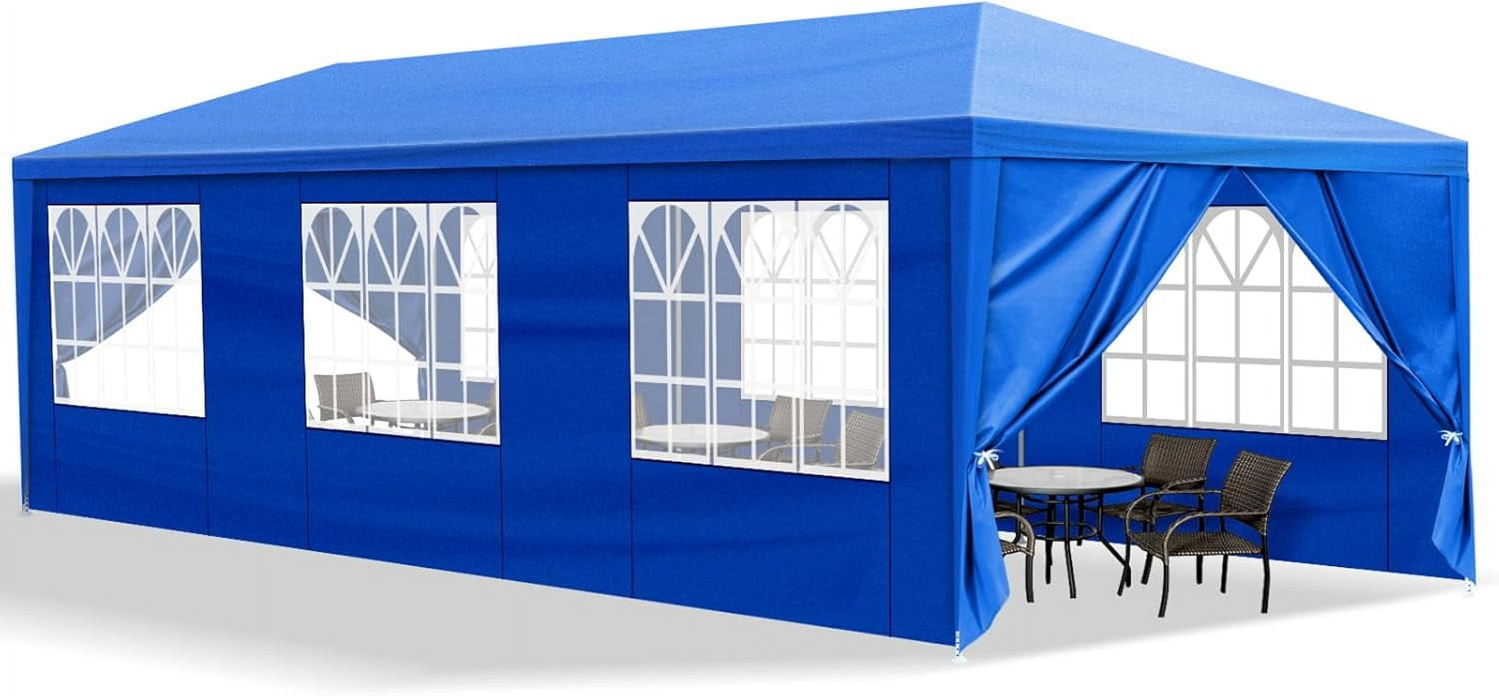 PurelyGoods Outdoor Party Tent, Patio Canopy Tent Gazebo with Removable ...
