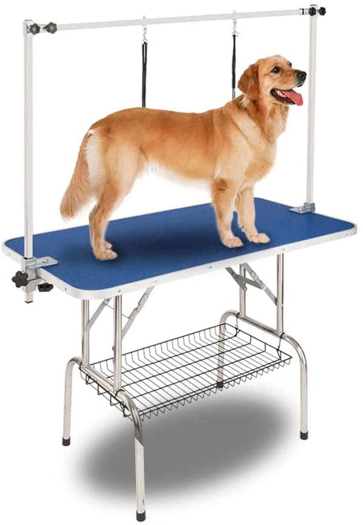 PurelyGoods Pet Grooming Table, Portable Dog Grooming Table with Arm ...