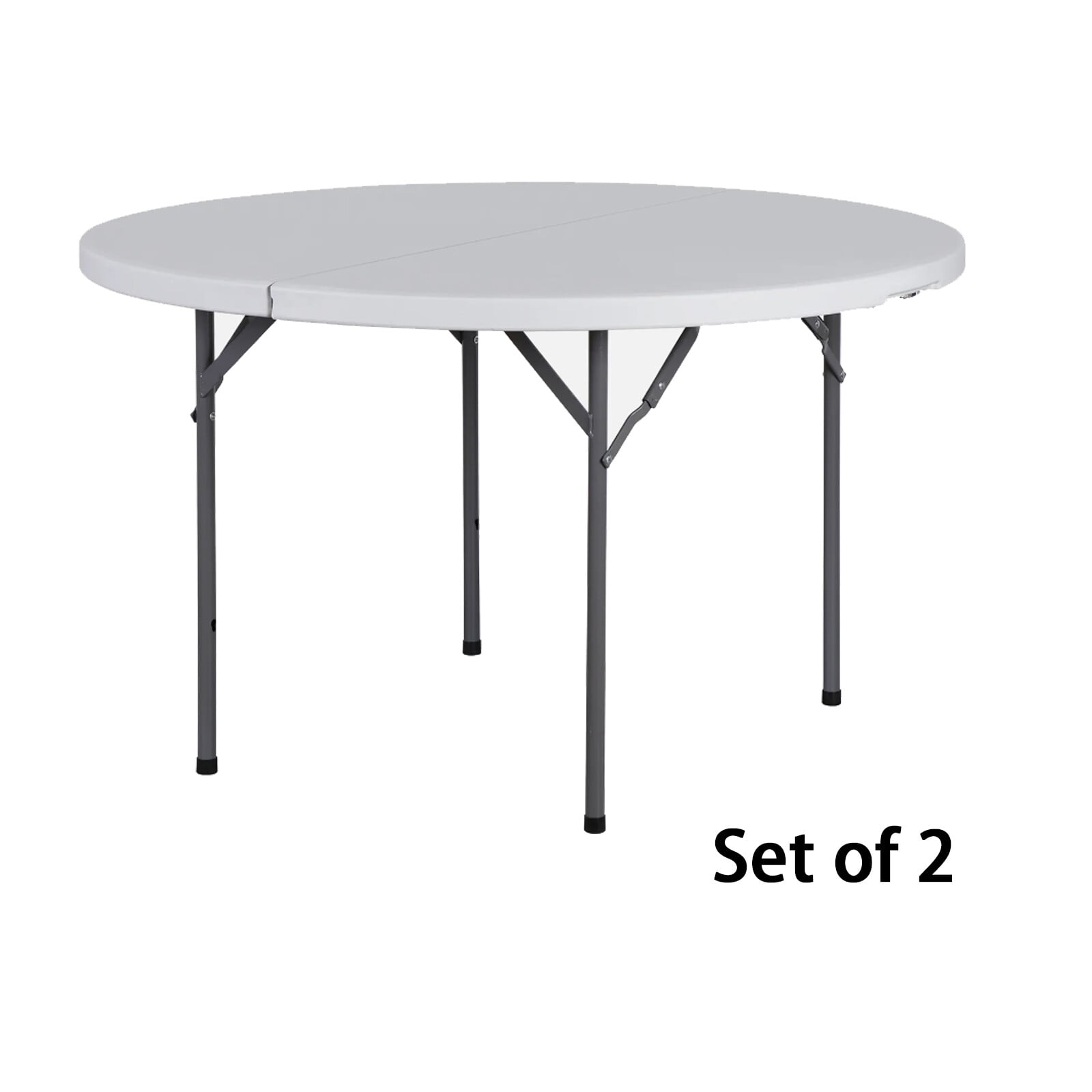 PurelyGoods Plastic Folding Table Portable Picnic Camping Table Indoor ...