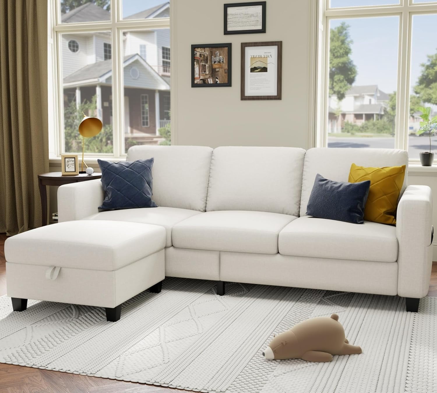 PurelyGoods Sectional Sofa and Couches for Living Room - 78''L Shaped ...