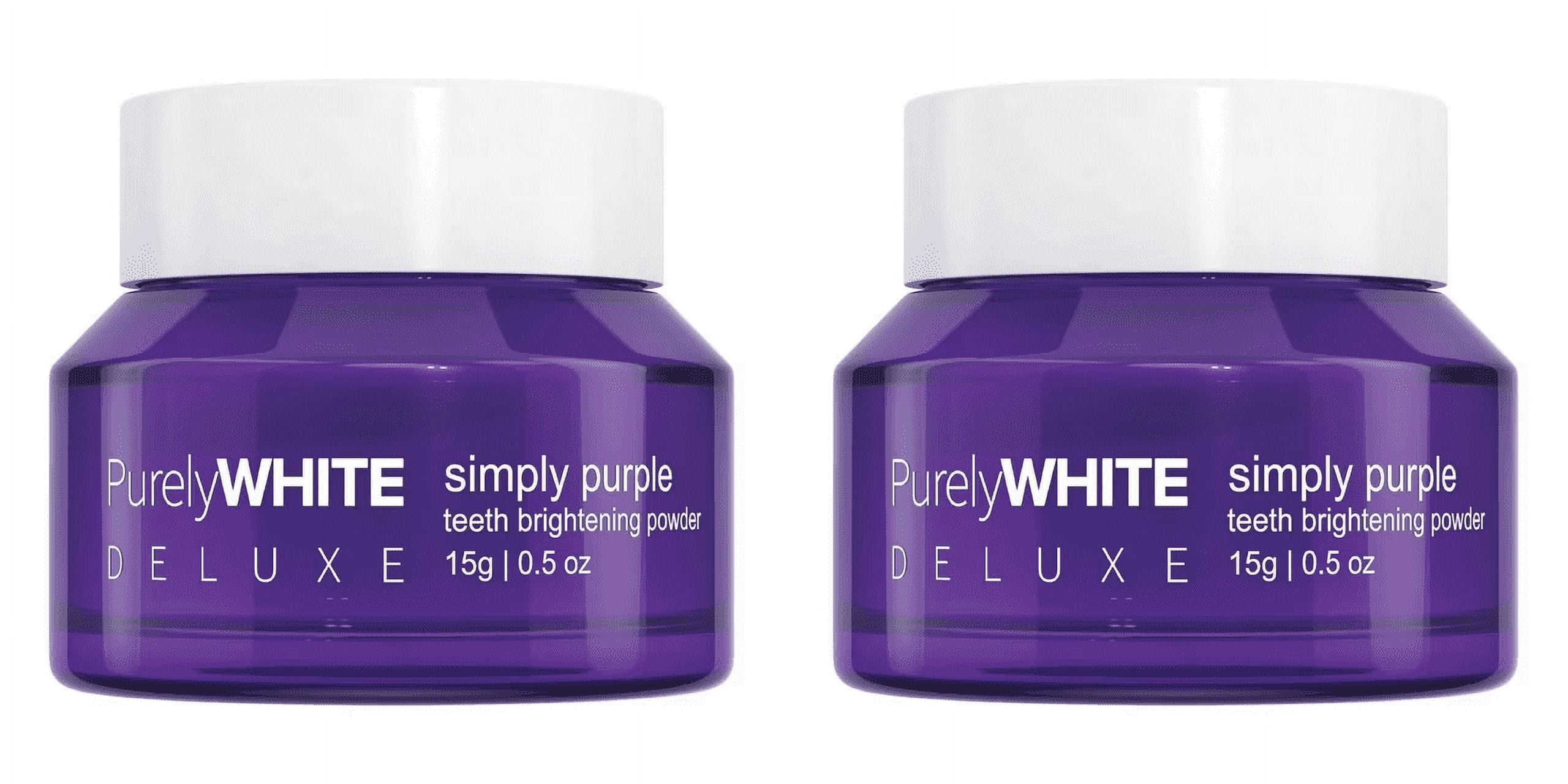 PurelyWHITE DELUXE, Teeth Powder 15g - Simply Purple Powder - Conceals ...
