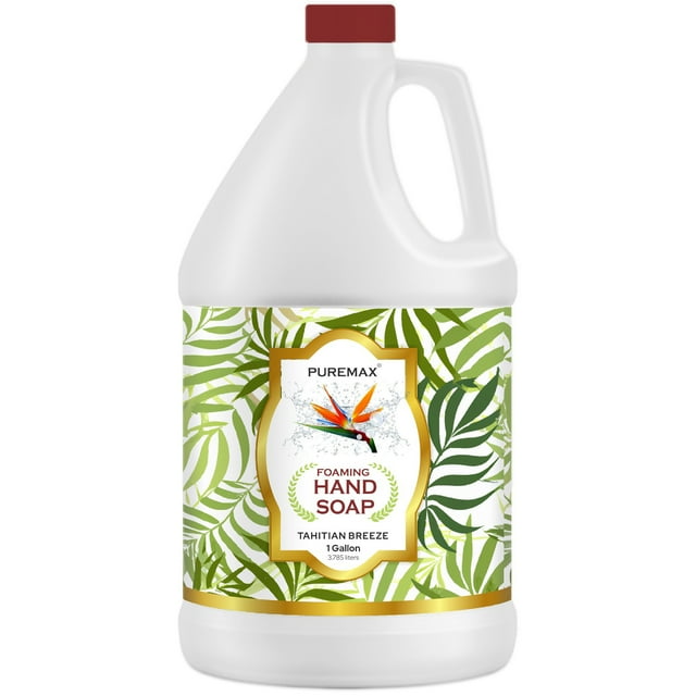 Puremax Foaming Hand Soap Refills Tahitian Breeze with Essential Oils ...