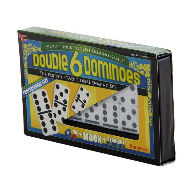 Puremco, Double 6 Black Dot Dominoes - Professional Size from Puremco ...