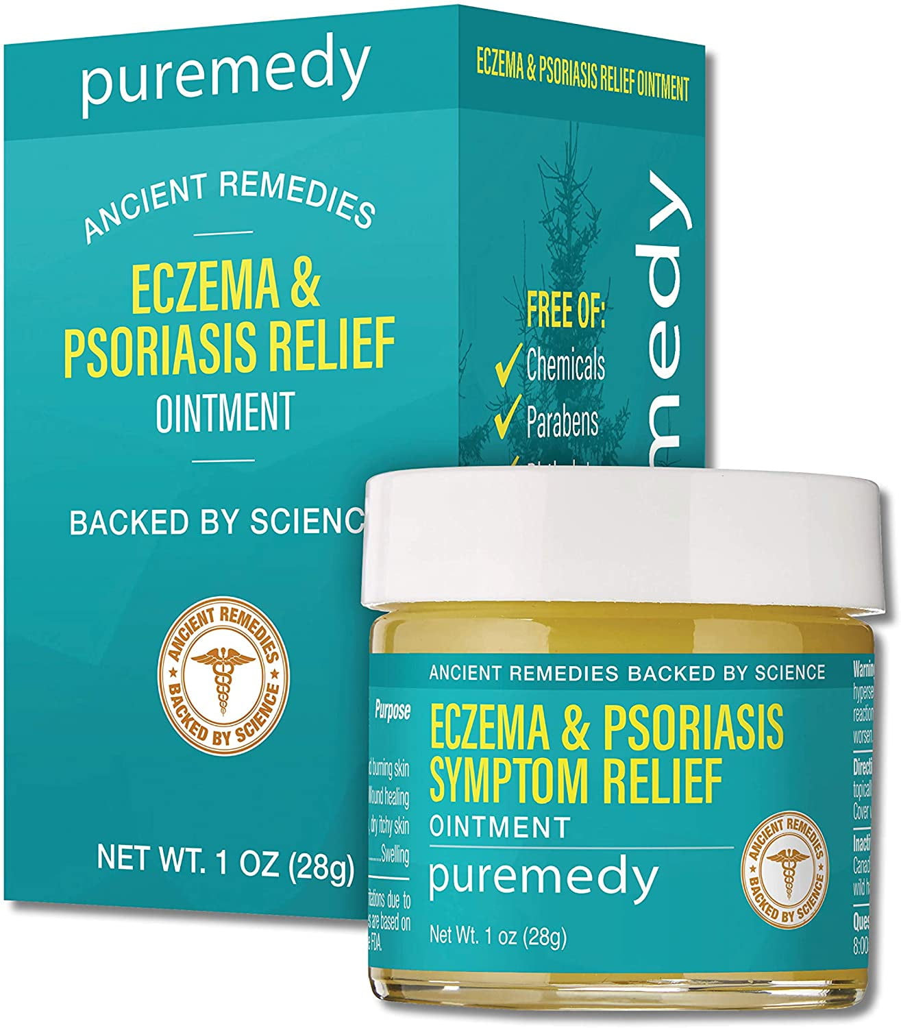 Puremedy Eczema & Psoriasis Relief Ointment, Homeopathic All Natural ...