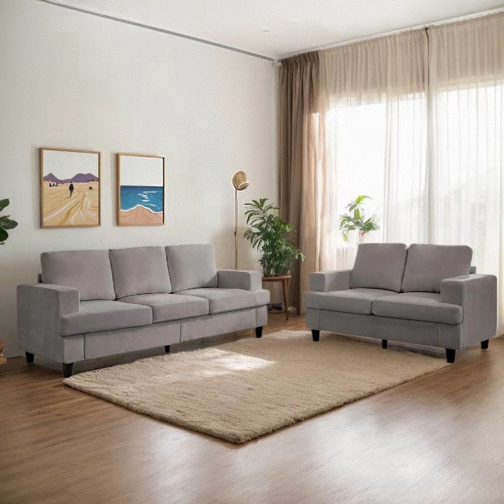 PUREMIND, 2 Piece Sectional Sofa Set, Living Room Furniture Sets ...