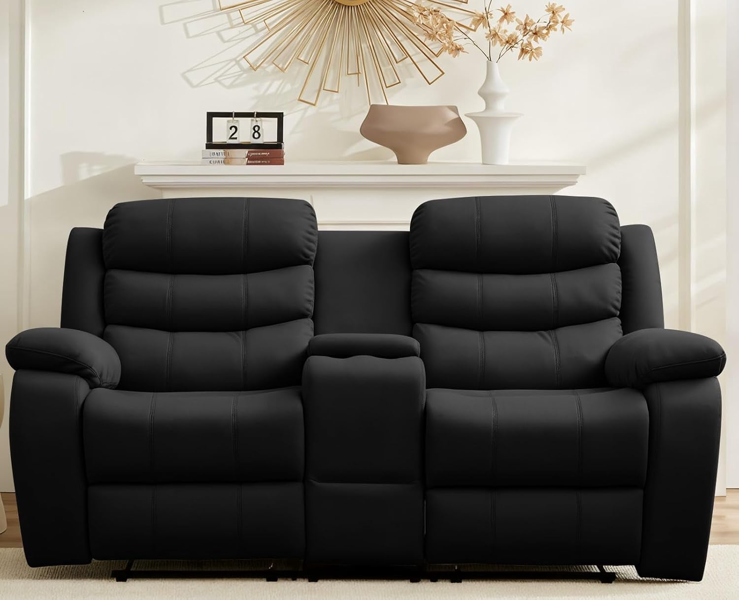 Puremind Recliner Chair Couch for Living Room, Home Theater Seating ...