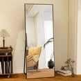 Puremirror 24"x71" Rectangular Full Length Mirror Full Body Standing ...